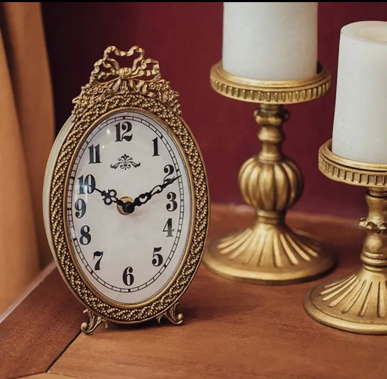 French Tabletop Clock – Modest Marge LLC