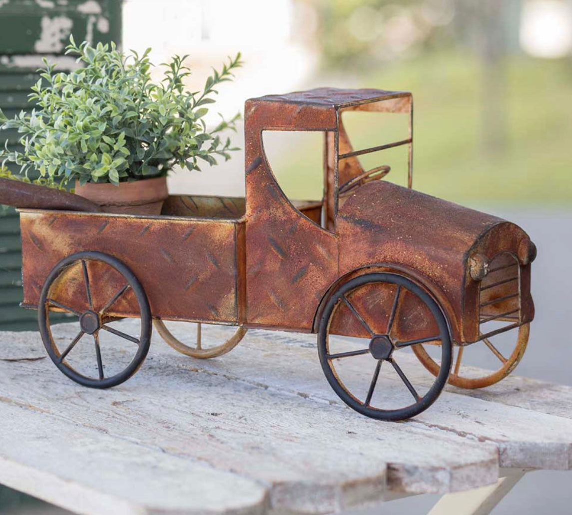 Rusty Pickup Truck Planter – Modest Marge LLC